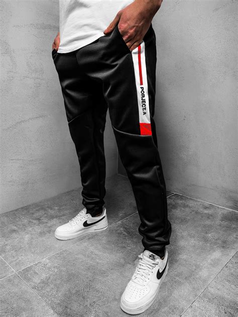 Pantalon De Survêtement Homme Noir Ozonee Jsam117z Ozonee