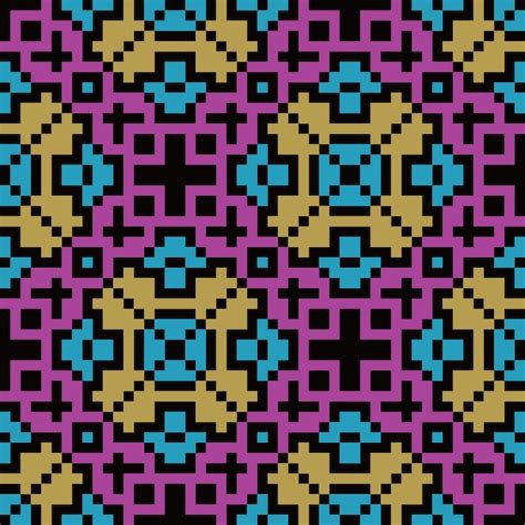 Premium Vector Seamless Pixel Abstract Pattern