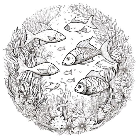 Wassertiere Ausmalbild Kostenlos Herunterladen