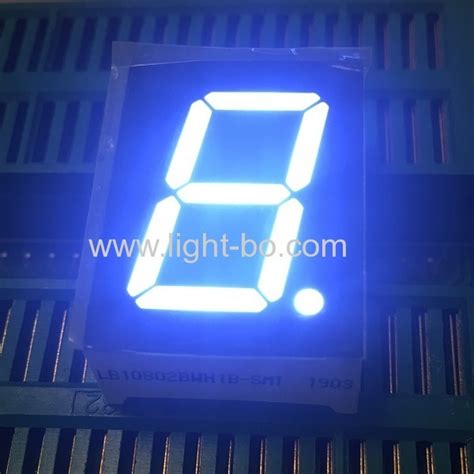 Ultra White 0 8inch 7 Segment Led Display Common Anode With White Segments Manufacturers And