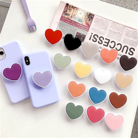 Support De Prise De T L Phone Universel En Forme De C Ur Support De