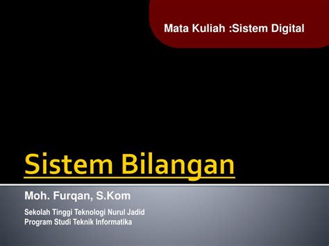 Ppt Sistem Bilangan Powerpoint Presentation Free Download Id 3165231