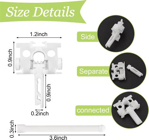 Buy Ufurmate Vertical Blind Stem Replacement 20 Sets White Plastic