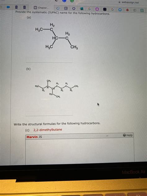 Answered The Systematic Iupac Name For The Bartleby