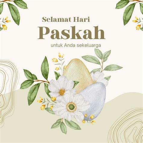 Gratis Contoh Konten Instagram Paskah Keren Canva