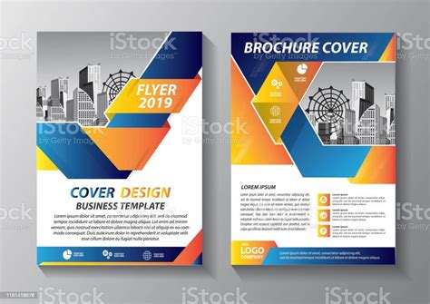 비즈니스 추상적인 벡터 템플릿입니다 브로셔 디자인 현대적인 레이아웃 연례 보고서 포스터 다채로운 삼각형으로 A4의 전단지 기술 과학 밝은 배경으로 시장에 대 한 기하학적