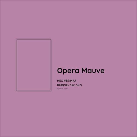 Opera Mauve Complementary Or Opposite Color Name And Code B784a7