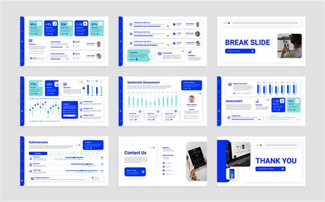 Flow UI Design Presentation PowerPoint Template For 24
