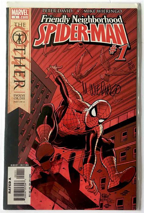 Friendly Neighborhood Spider Man 1 Dynamic Forces Signed Mike