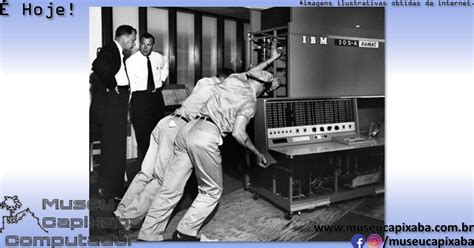 O primeiro disco rígido IBM 350 Disk Storage Unit de 1956 MCC Museu Capixaba do Computador