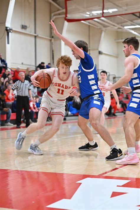 Riley Fox Looks For Room To Move Around Defenders Craig Rosenberg