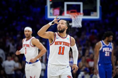 Knicks Beat 76ers Advance In Nba Playoffs And Pull Off Feat For First