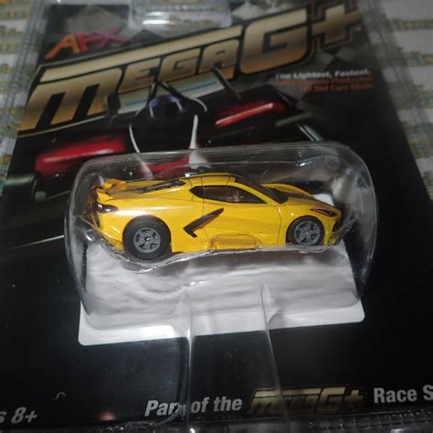 Afx 22013 1 64 Scale Corvette C8 Accelerate Yellow Sabes Hobby House