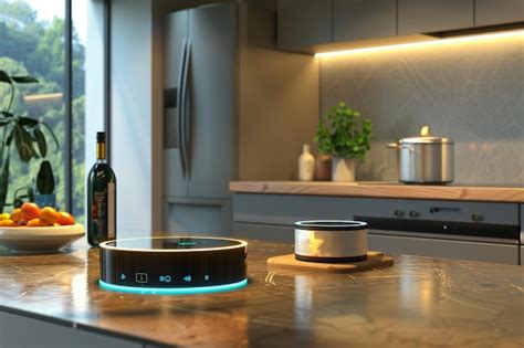 Smart Kitchen Appliances With Voice Control Premium Ai Generated Image