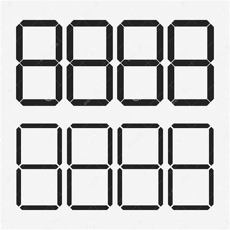 数字显示 电子图 在白色背景的拨号盘 向量例证 插画 包括有 计算机 剪贴板 计数器 图象 146146638