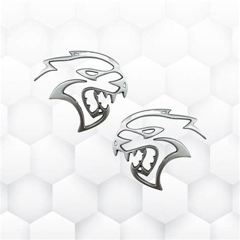 Chrome Hellcat Emblems Pep11customz