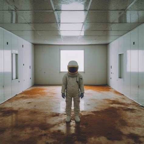 Premium Photo Full Shot Astronaut Wearing Spacesuit