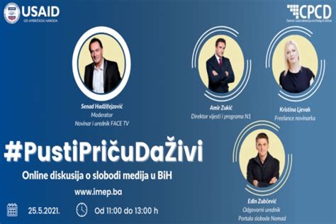 Online diskusija o slobodi medija PustiPričuDaŽivi Civilno drustvo