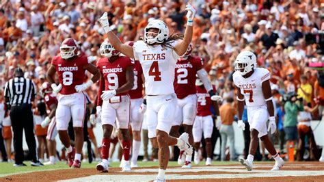Ranked Texas Oklahoma Football Teams Ready For Red River Rivalry Game
