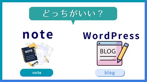 Noteとwordpressの違いって何？どっちを使えばいいの？
