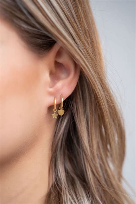 Oorringen Met Klein Hartje My Jewellery