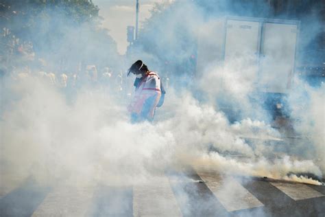 Paris Police Use Tear Gas Against ‘yellow Vest Protesters Cnn
