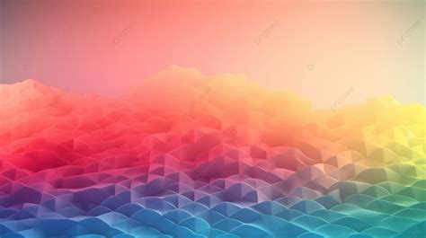 무지개 색깔의 디지털 낮은 폴리 질감 배경 3d 그림 좋은 파스텔 멀티 컬러 그라데이션 배경을 흐리게 고화질 사진 사진 구배 배경 일러스트 및 사진 무료 다운로드