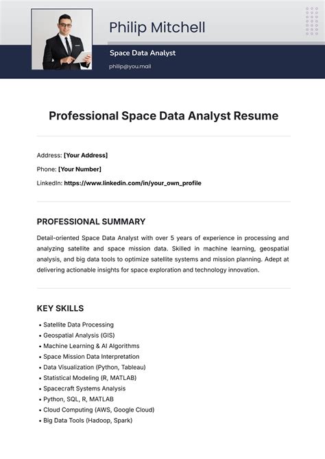 Free Data Analyst Fresher Resume Template To Edit Online