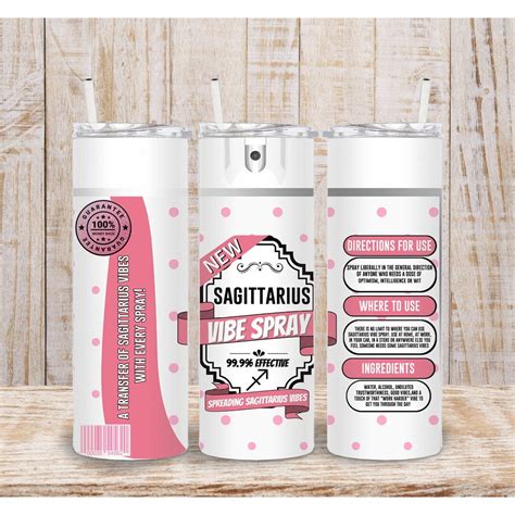 Digital Be Gone Sagittarius Zodiac Star Sign Spray Bottle 20oz Tumbler