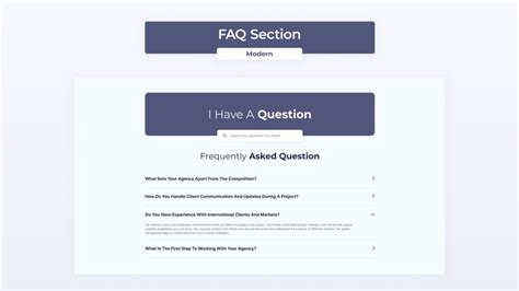 Modern Faq Section Style 18 Kitswind