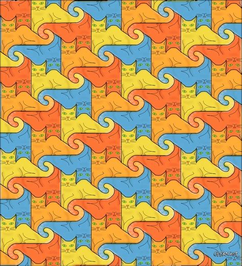 Cat Tessellation Archimedes Lab Project