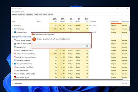 fix active directory users and computers not responding