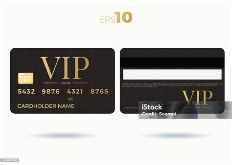 Vip 멤버 카드 세트 벡터 디자인 일러스트레이션 신용 카드에 대한 스톡 벡터 아트 및 기타 이미지 신용 카드 유명 인사