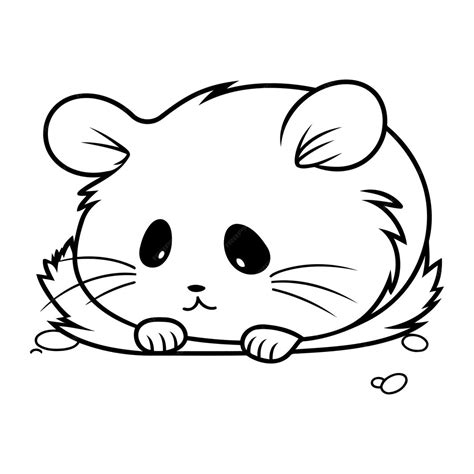 Premium Vector Cute Hamster Icon Cartoon Illustration Of Cute Hamster