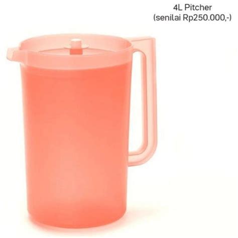 Jual Tuperware Teko Peach 4 Liter Shopee Indonesia