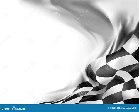 Race Flag Background Stock Vector Illustration Of Success 53658032