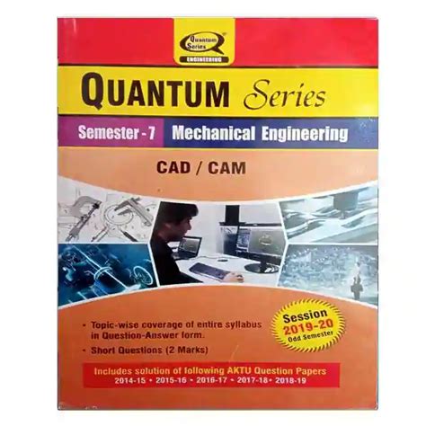 Quantum Series AKTU BTech Semester 7 Mechanical Engineering CAD