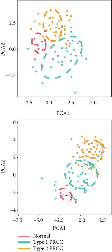 Profiles Of Infiltrating Immune Cells In Normal And Prcc Tissues A