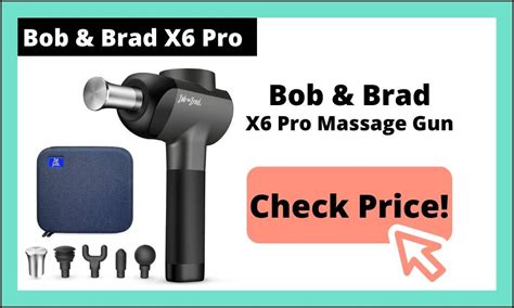 Bob And Brad X6 Pro Massage Gun Review Connect The Watts Biggest