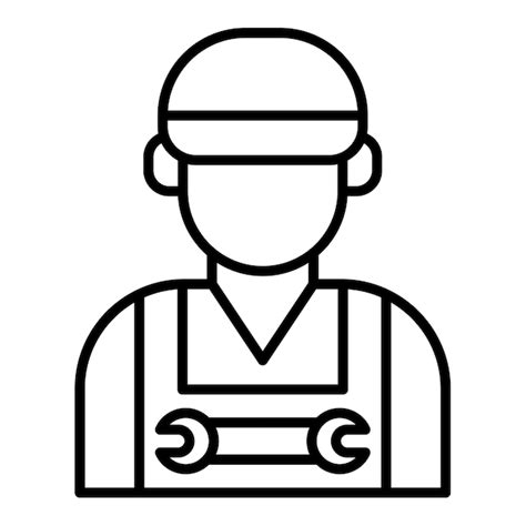 Premium Vector Technician Icon