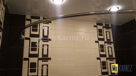 Установка карниза для ванной MrKARNIZ