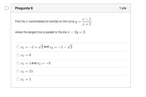 solved find the x coordinate s for point s on the curve y