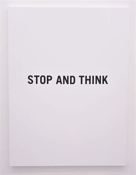 Stop And Think Allen Grubesic Art