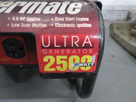 Coleman Powermate 2500 Watt Generator 3823771492