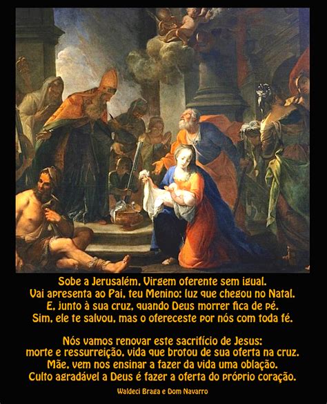 O Beija Flor Apresentação do Menino Jesus no Templo em Jerusalém