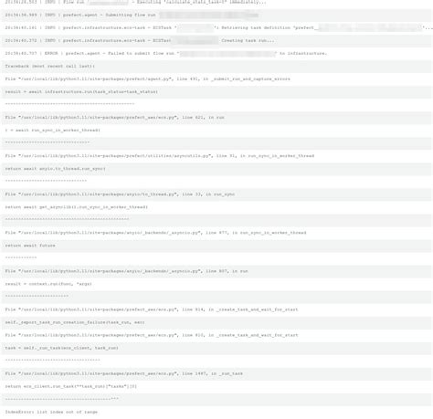 Improve Error If ECS Task Can Not Be Submitted Issue 282