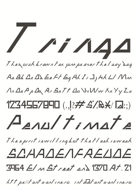 Tringo Font