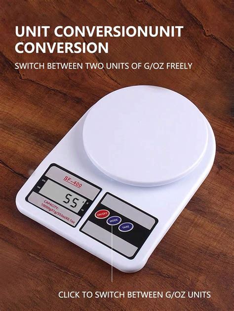 1 Home Kitchen Round Platform Electronic Baking Scale 10kg Ultra High