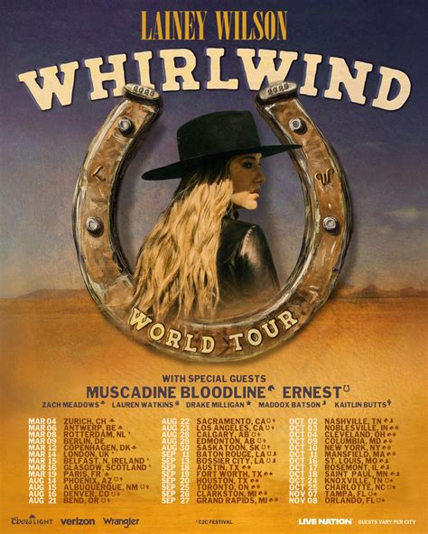 Lainey Wilson 2025 Tour Dates How To Get Tickets