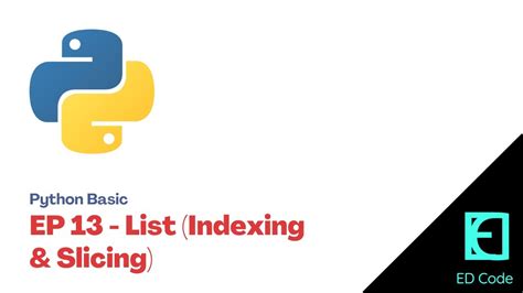 Belajar Python Dasar 13 List Youtube